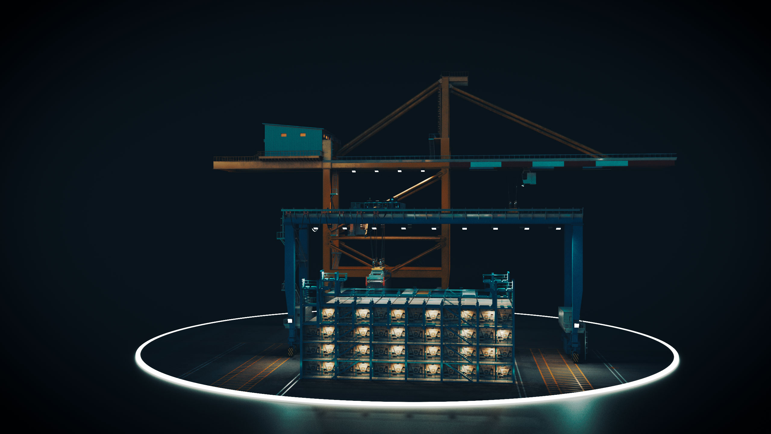 Sequenz – 3d animation digital twins