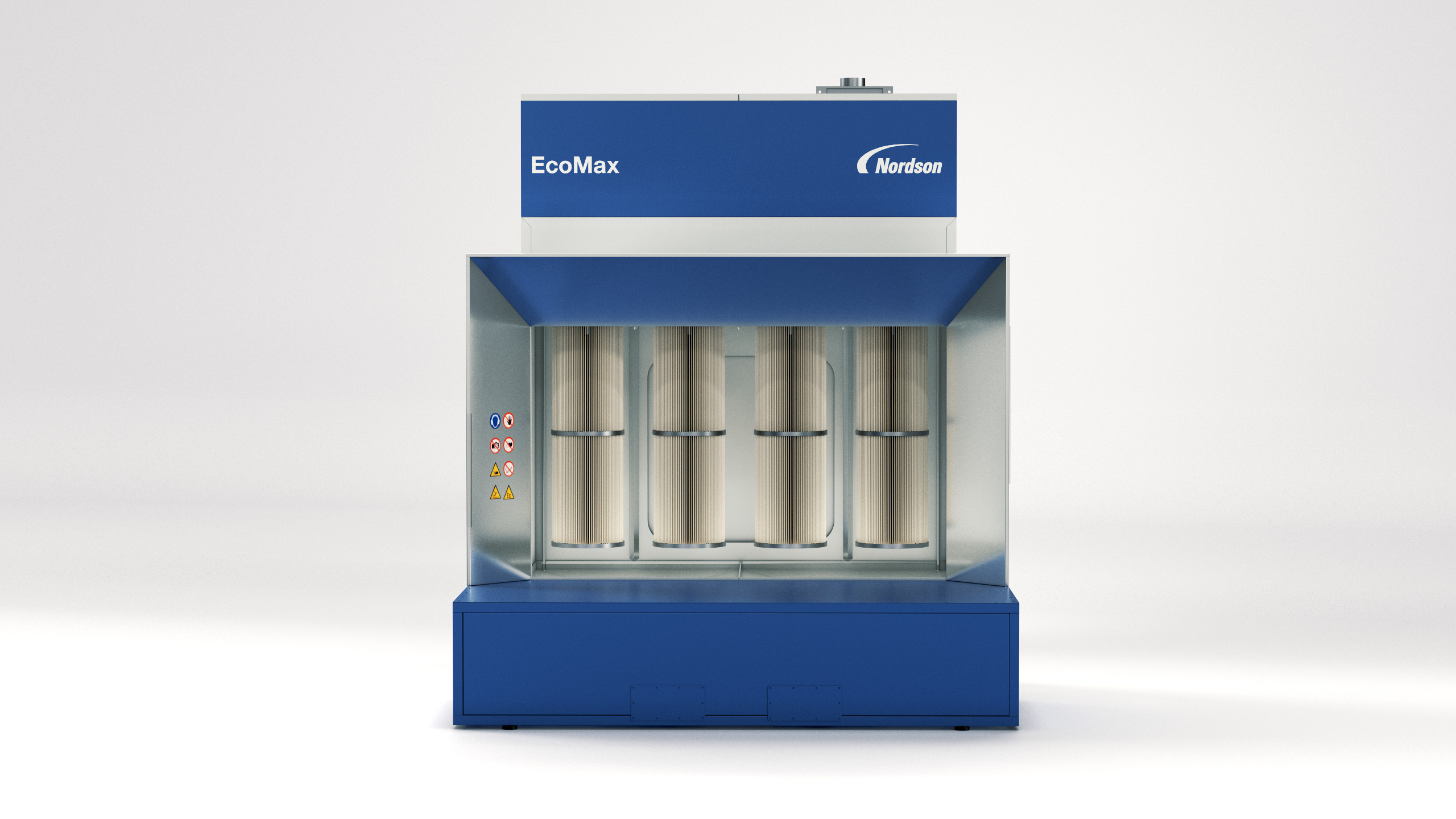 Sequenz – Nordson EcoMax Manual Powder Coating Booth / Product renderings