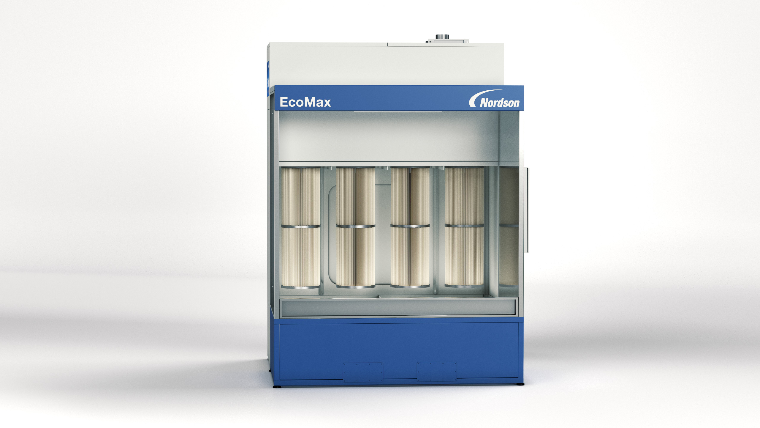 Sequenz – Nordson EcoMax Manual Powder Coating Booth / Product renderings